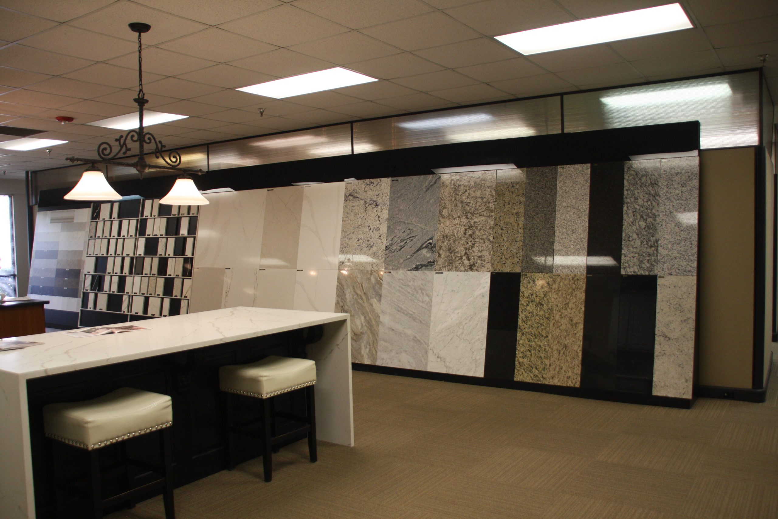 Designer showroom for countertops and custom closet ideas - Top South